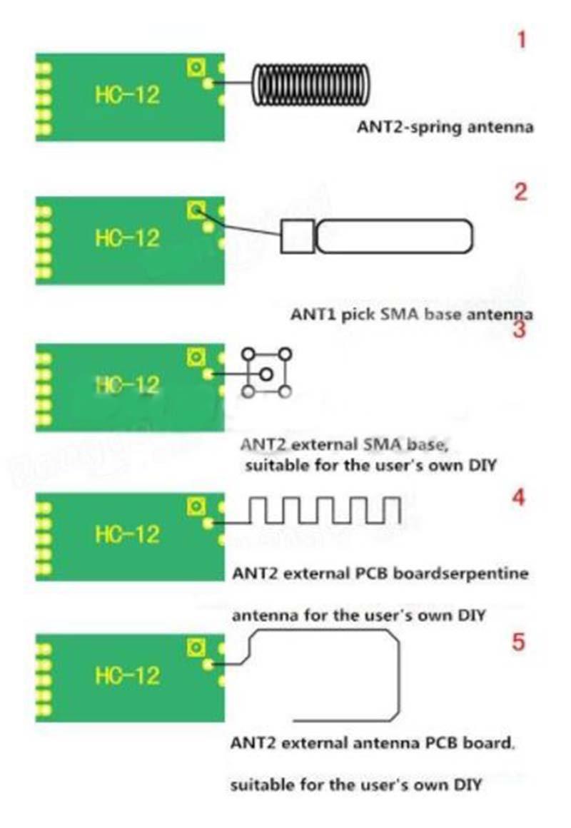 Arduino HC12 HC 12 433Mhz SI4463 RC RF Long Range Wireless Data