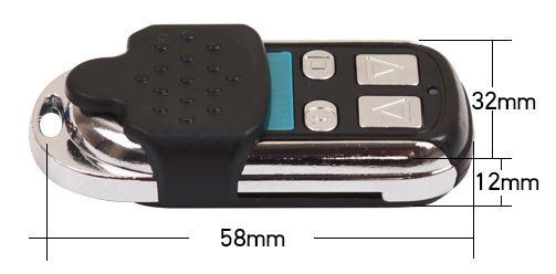 330 MHz Auto Gate Wireless Remote Control ; Roller Shutter Key 4 Ways