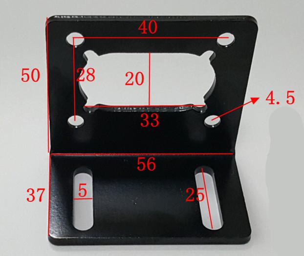 [NEW] A58SW-555 / JGY-370 Worm Gear DC Motor L Shape Bracket Brackets
