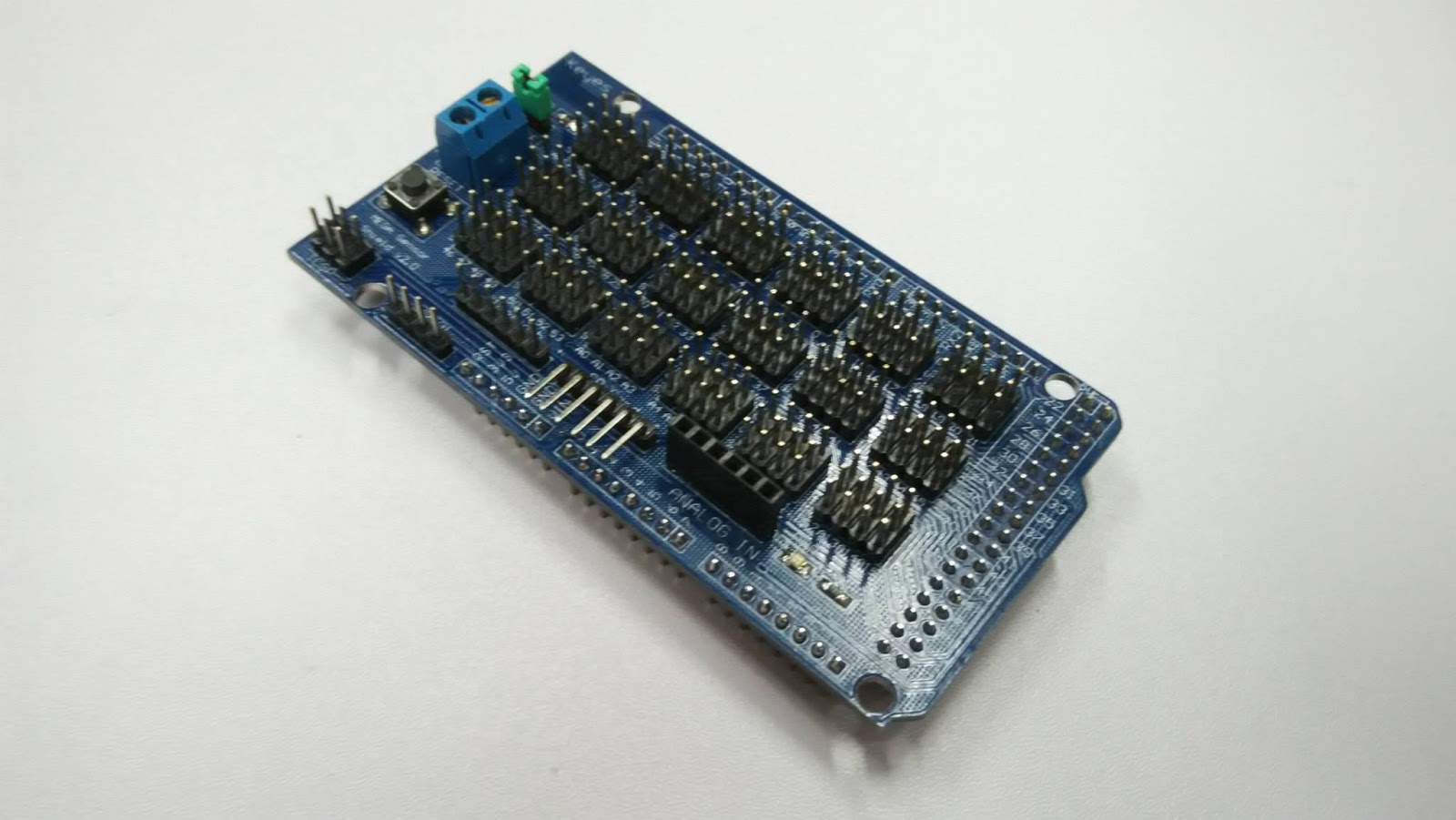 MEGA 2560 Sensor Shield V1.0 I/O Pin Header Sensor Servo Expansion ...
